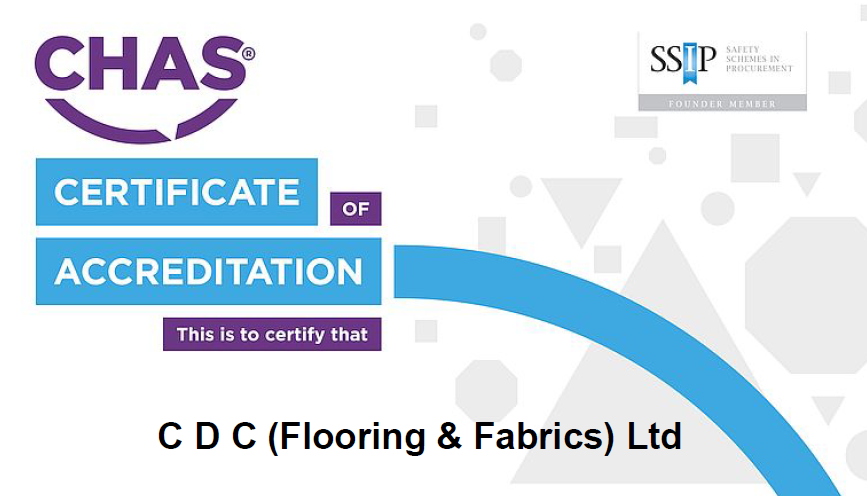 CDC Achieves the CHAS standard for Health & Safety — CDC Flooring